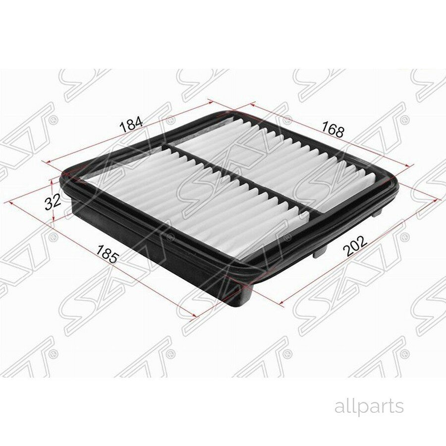 SAT ST-96314494 Фильтр воздушный Chevrolet Spark 05-10 / Daewoo Matiz 97-15