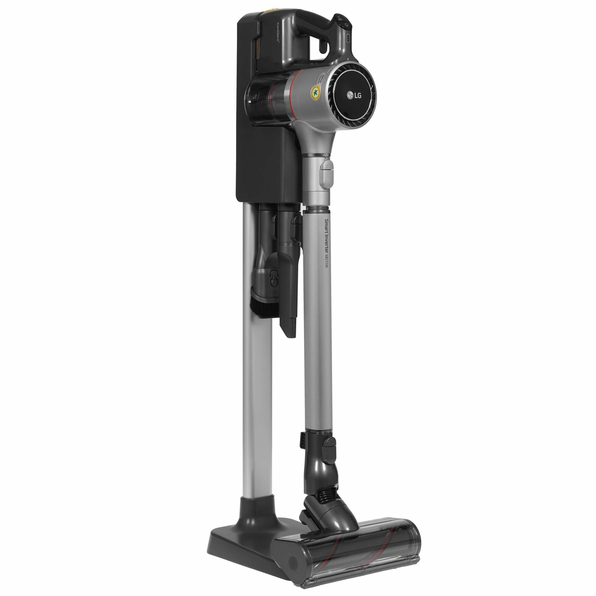 Пылесос LG A9N-CORE, вертикальный, Li-Ion, с контейнером, черный/серебристый