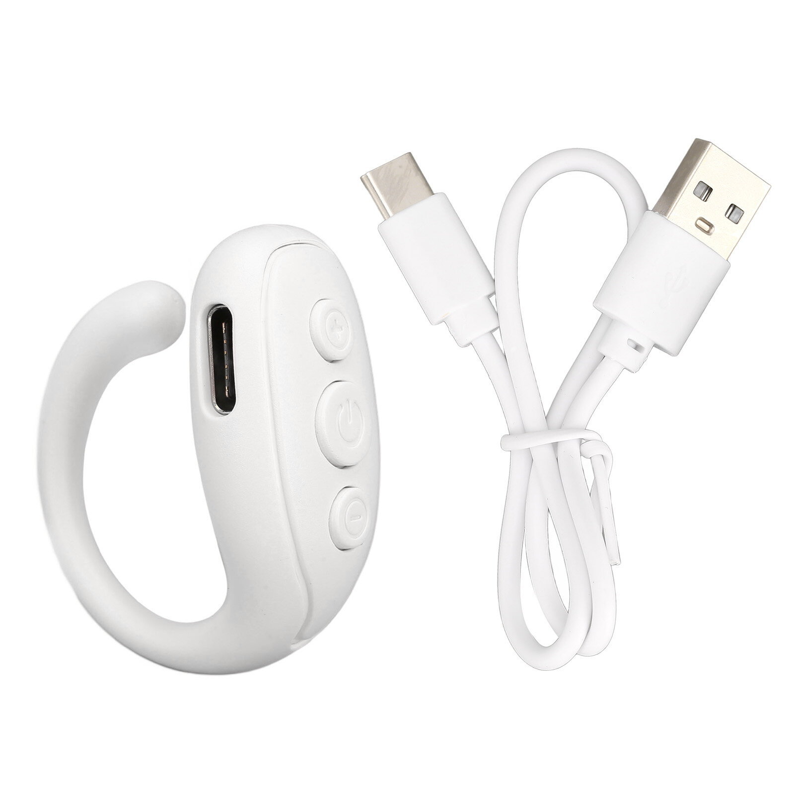 Пульт дистанционного управления Bluetooth для мобильного телефона, кольцевой формы из ABS-пластика, с длительным временем автономной работы, для планшета, белый.