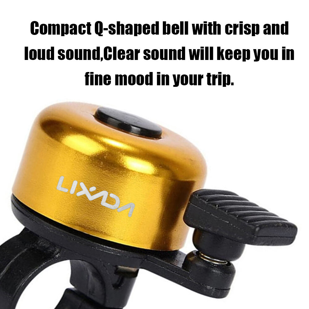 LIXADA велосипедный звонок сплав горный дорожный велосипедный гудок звуковой сигнал для безопасности велосипедный руль металлический звонок велосипедный гудок аксессуары для велосипеда