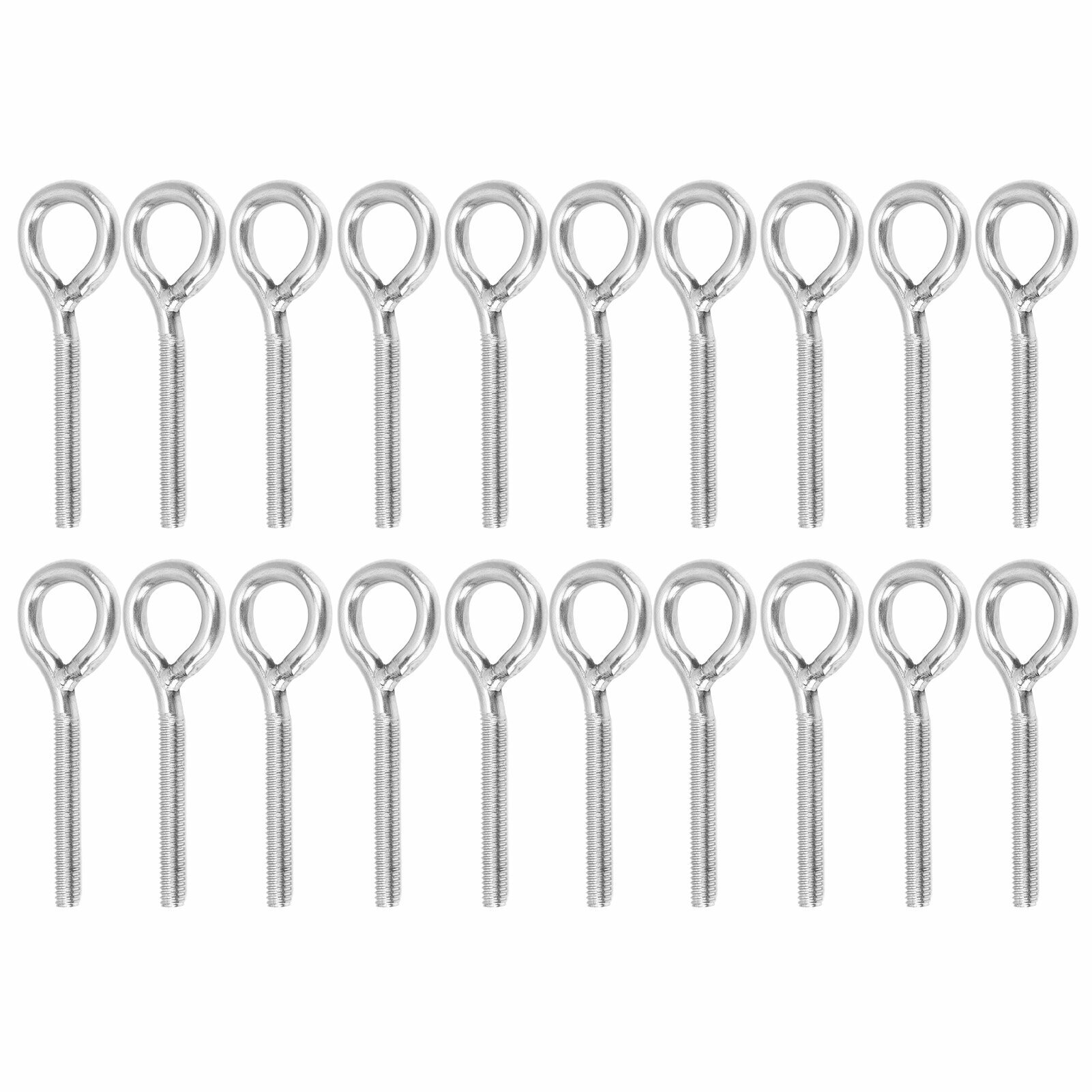 20 шт. рым-болтов M4 из нержавеющей стали, кольцевые болты, сварные, с закрытым стержнем, рым-болты.