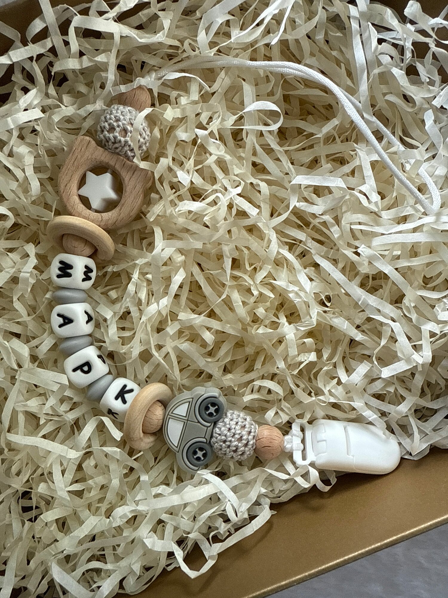 Держатель именной для соски Марк Маркуша