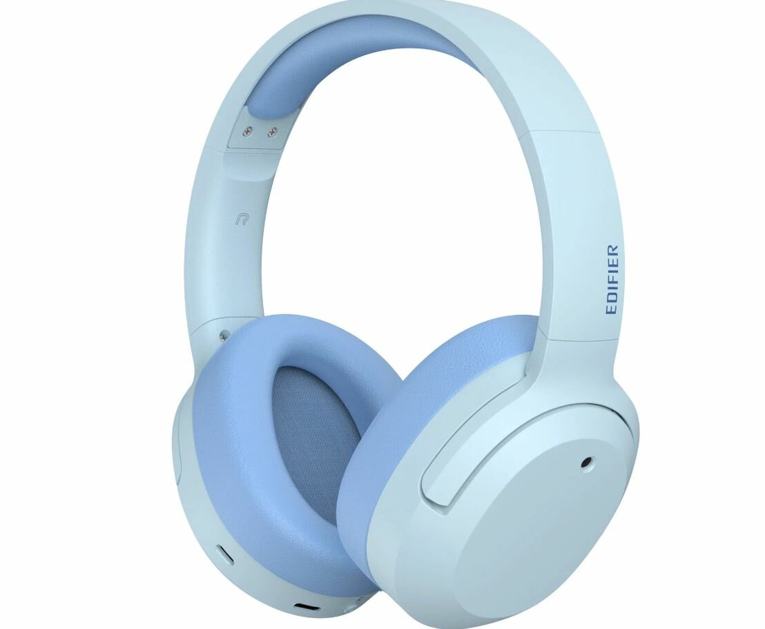 Беспроводные наушники Edifier W820NB PLUS голубой , полноразмерные, с шумоподавлением, Bluetooth 5.2
