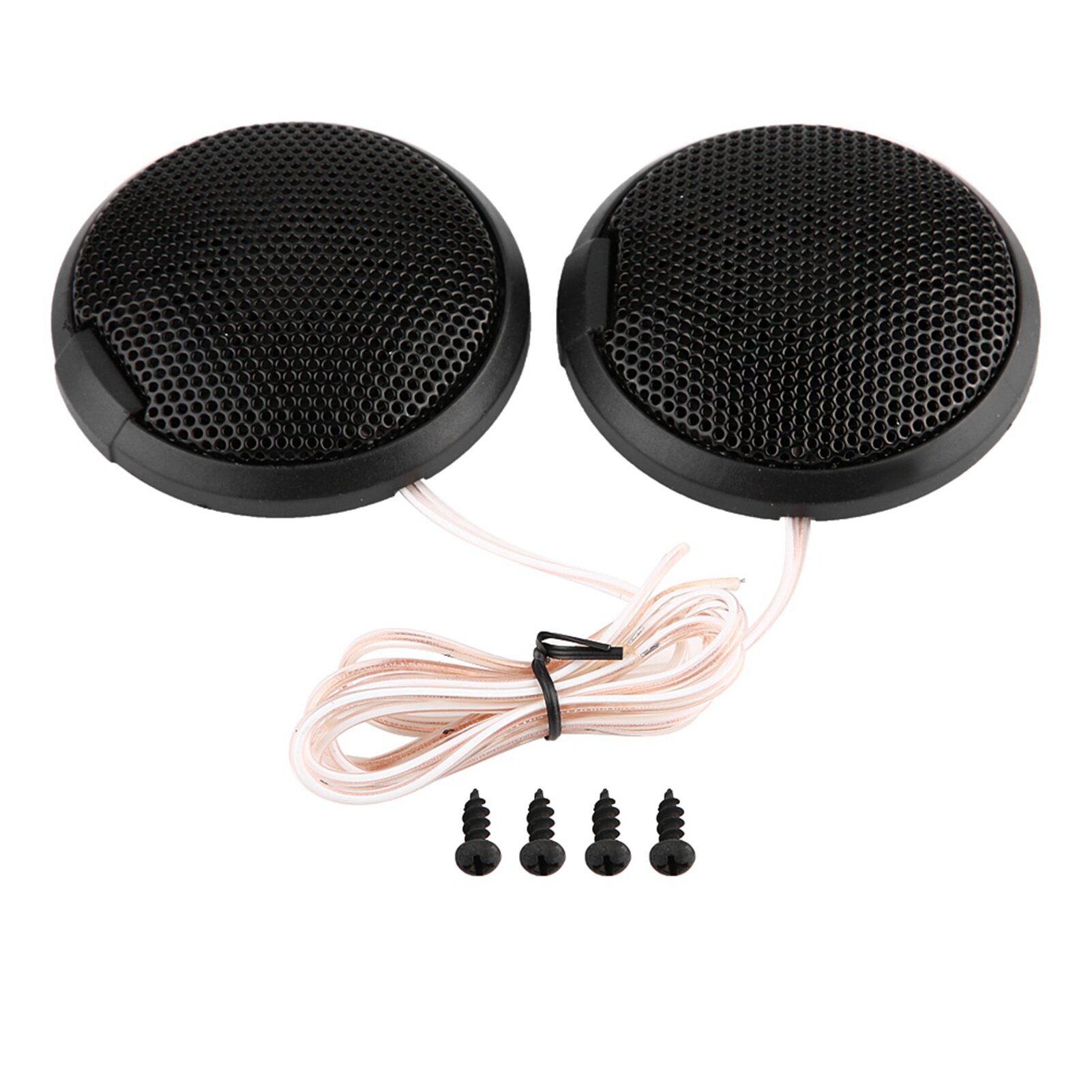 Автомобильный мини-динамик мощностью 80 Вт, черный круглый, с самоклеящейся основой и прочным клеем для автомобильной аудиосистемы