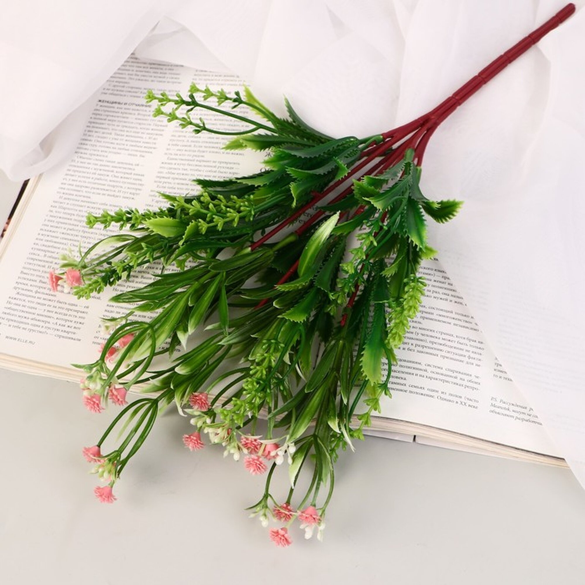 Искусственный букет Сима-ленд «Барбарис», пластик, 30см, разноцветный