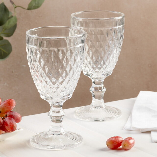 Бокал для вина Шатель 17 см прозрачный, стекло, Boltze, 1015741-2