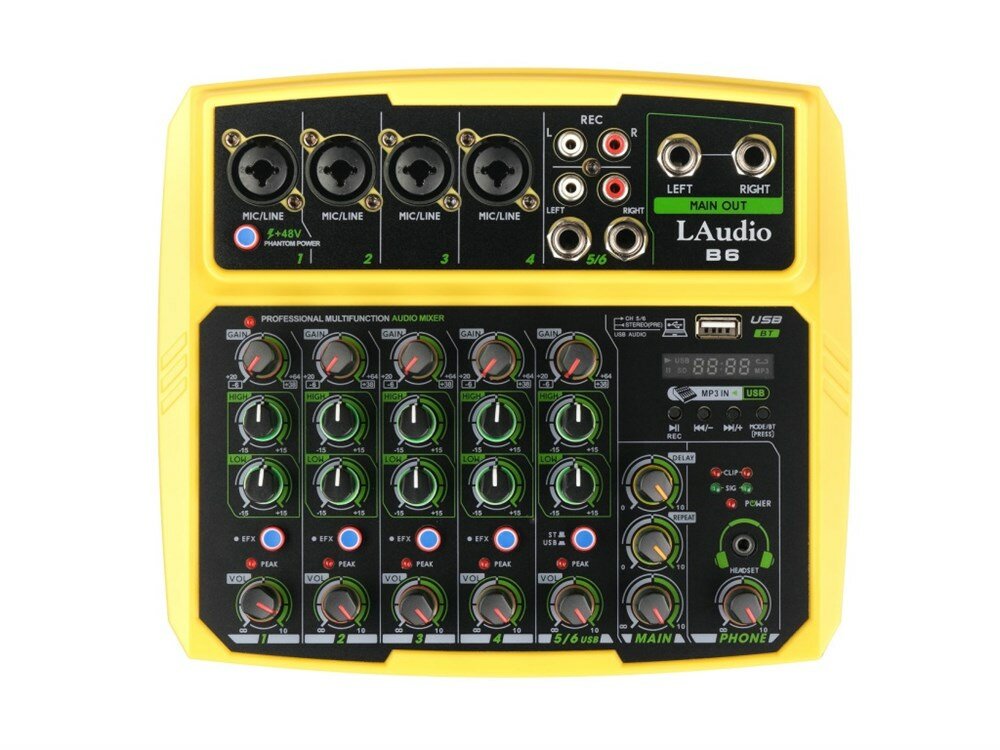 Laudio B6 Микшерный пульт, 6 каналов