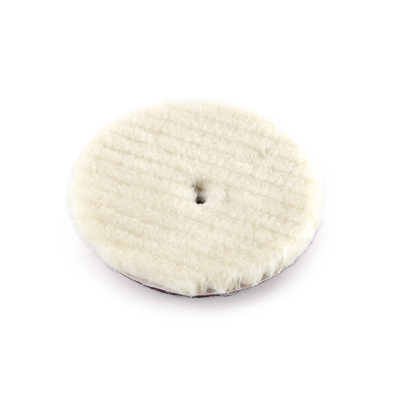 Shine systems Stripy Wool Pad - полировальный круг из стриженого меха, 75 мм SS543