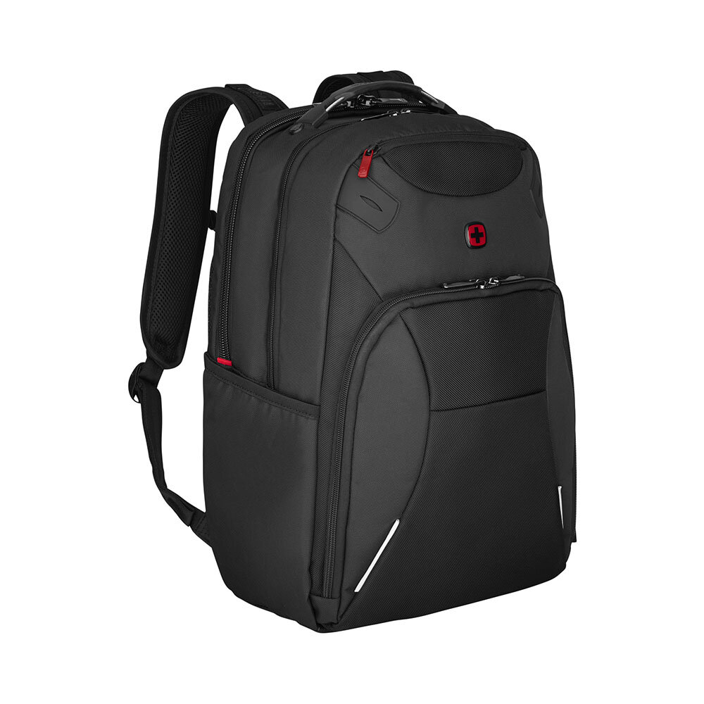 Рюкзак WENGER Cosmic, серый, ПВХ/полиэстер,34 x 49 x 23 см,30л, 653187