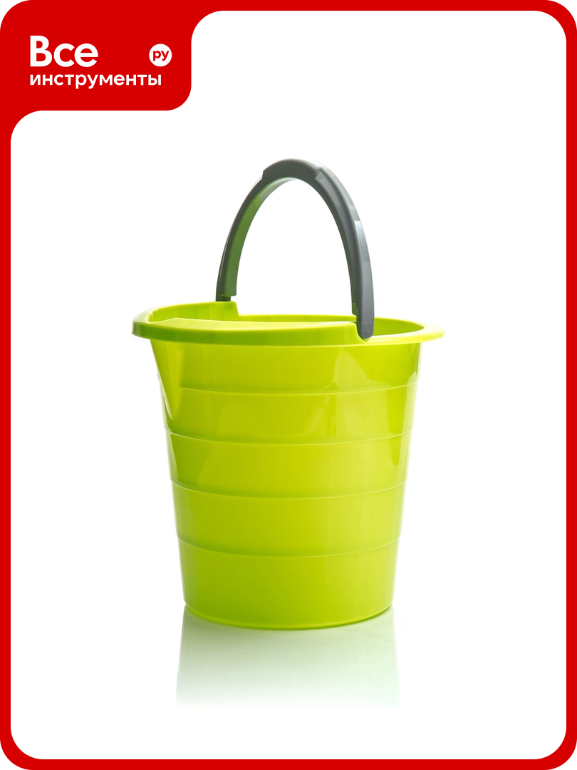 Ведро, полимербыт, полимербыт находка 10 л 4307100, сторон изделия имеется