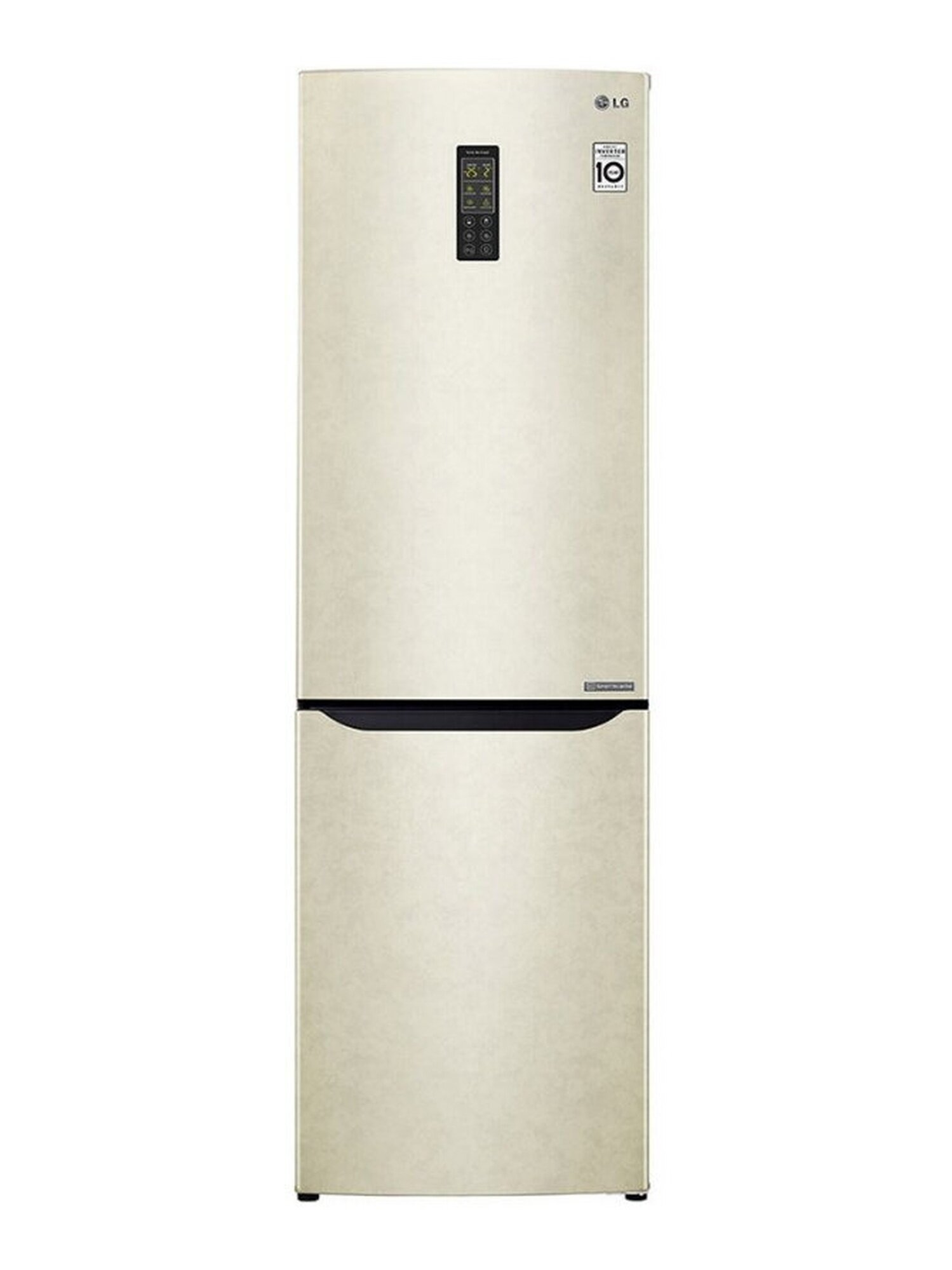 Холодильник LG GA-B419SEUL, бежевый, двухкамерный, No Frost, 354 л