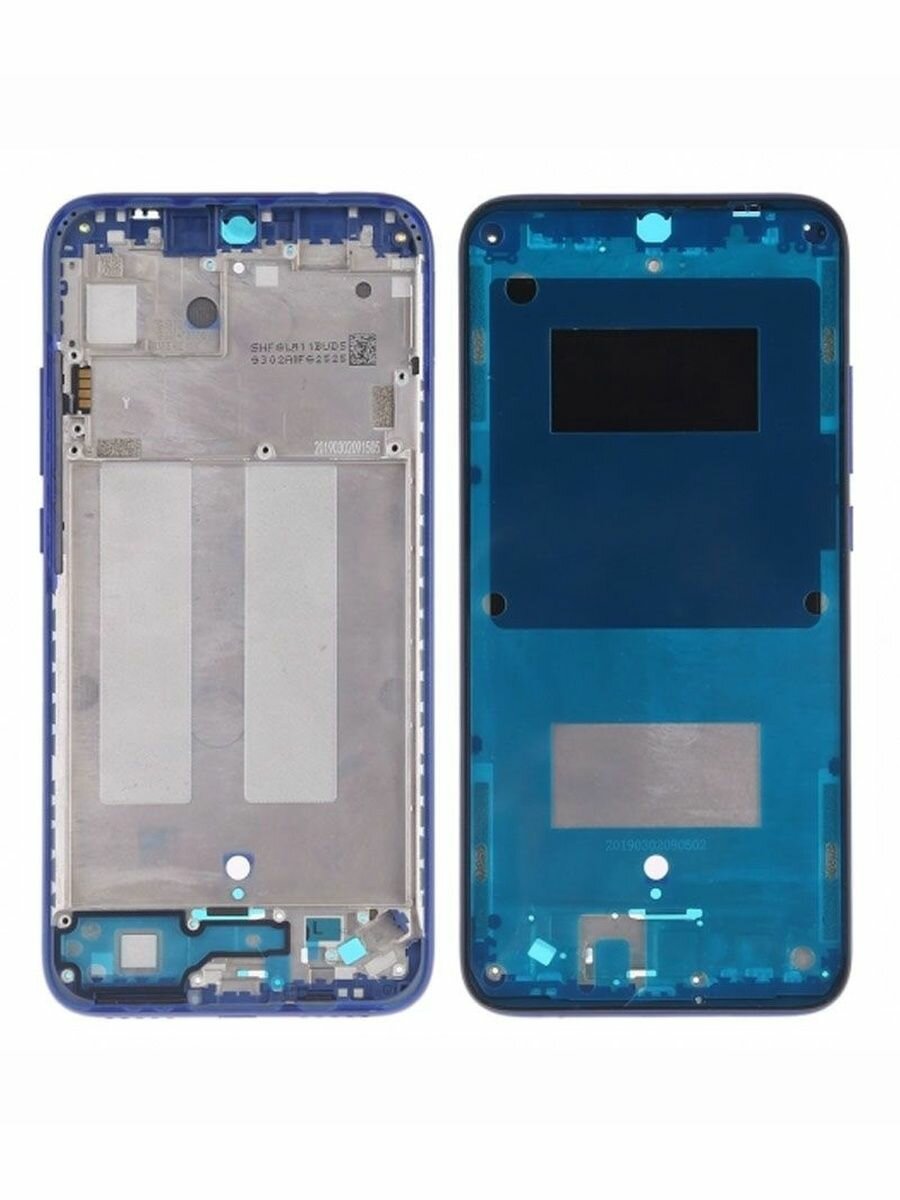 Рамка дисплея для Xiaomi Redmi 7 (не подходит к Note 7) Цвет: Синий