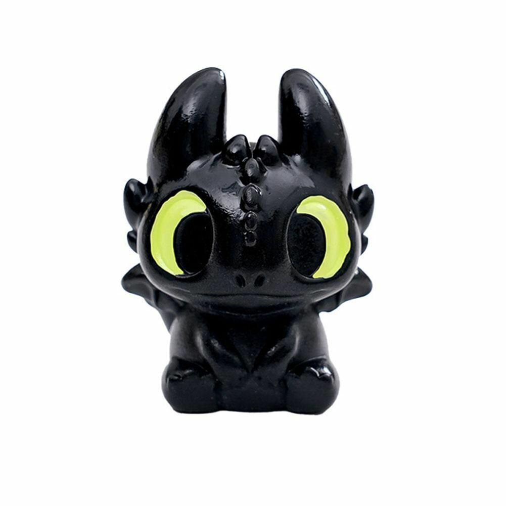 Креативные милые черно-белые беззубые украшения для стола, аксессуары для статуй ручной работы