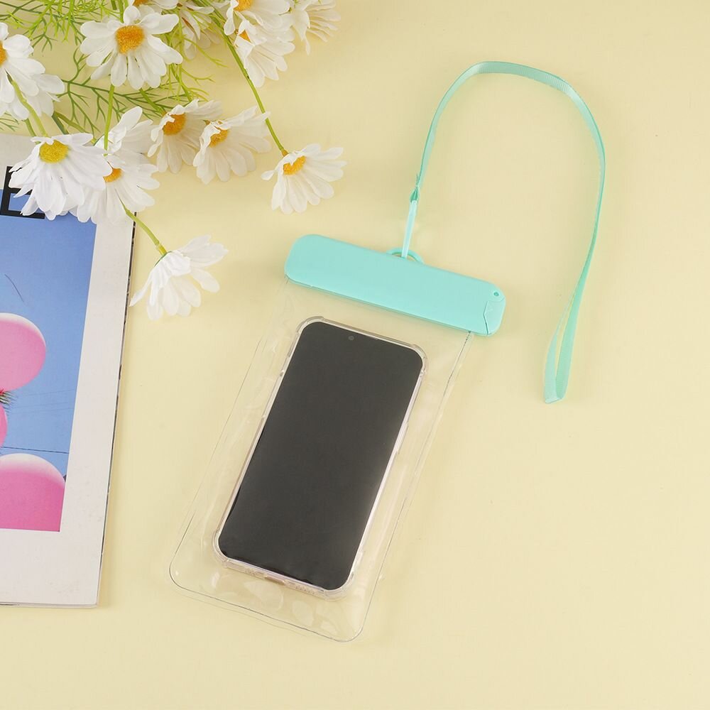 Водонепроницаемая сумка для телефона, светящаяся в темноте, водного парка, плавания и рафтинга, герметичный прозрачный чехол