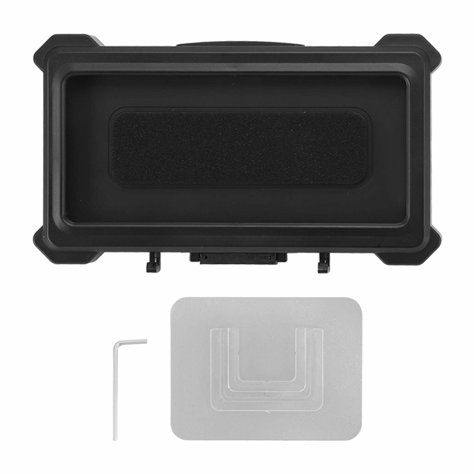 Держатель для телефона для душа, водонепроницаемый чехол, вращающийся держатель для телефона с сенсорным экраном, настенное крепление, полка для ванной комнаты, кухни, 9801B, черный