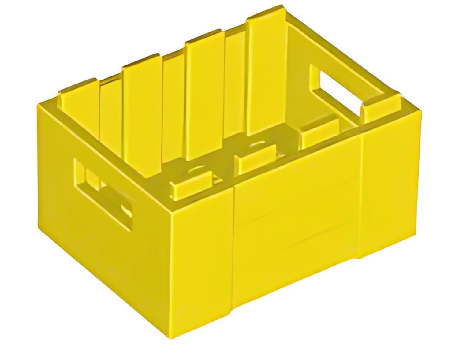 Деталь LEGO Контейнер Lego Container, Crate 3 x 4 x 1 2/3 with Handholds 30150 Yellow U
