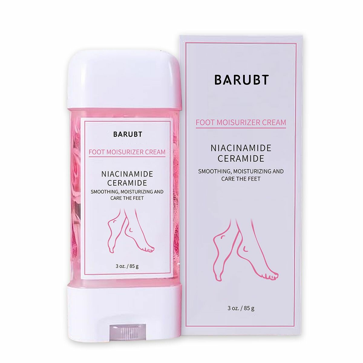 Кросс-бордер BARUBT крем для ног с ниацинамидом, длительное увлажнение, смягчение кожи, восстановление потрескавшихся рук и ног