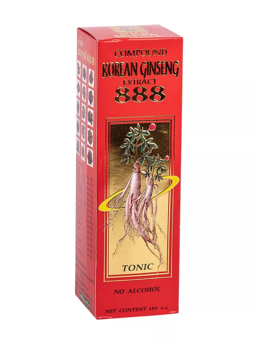 Экстракт корейского женьшеня с целебными травами Compound Korean Ginseng Extract 888, 180 мл
