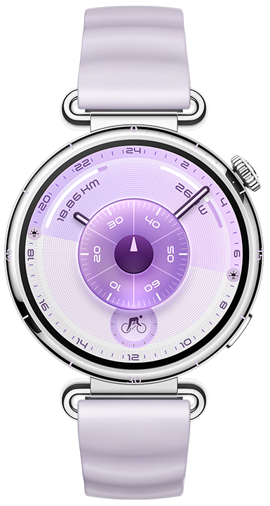 Huawei Смарт-часы HUAWEI WATCH GT 6 41mm Purple Aluminium Case, Purple Fluoroelastomer Strap (Konsu-B19FC)