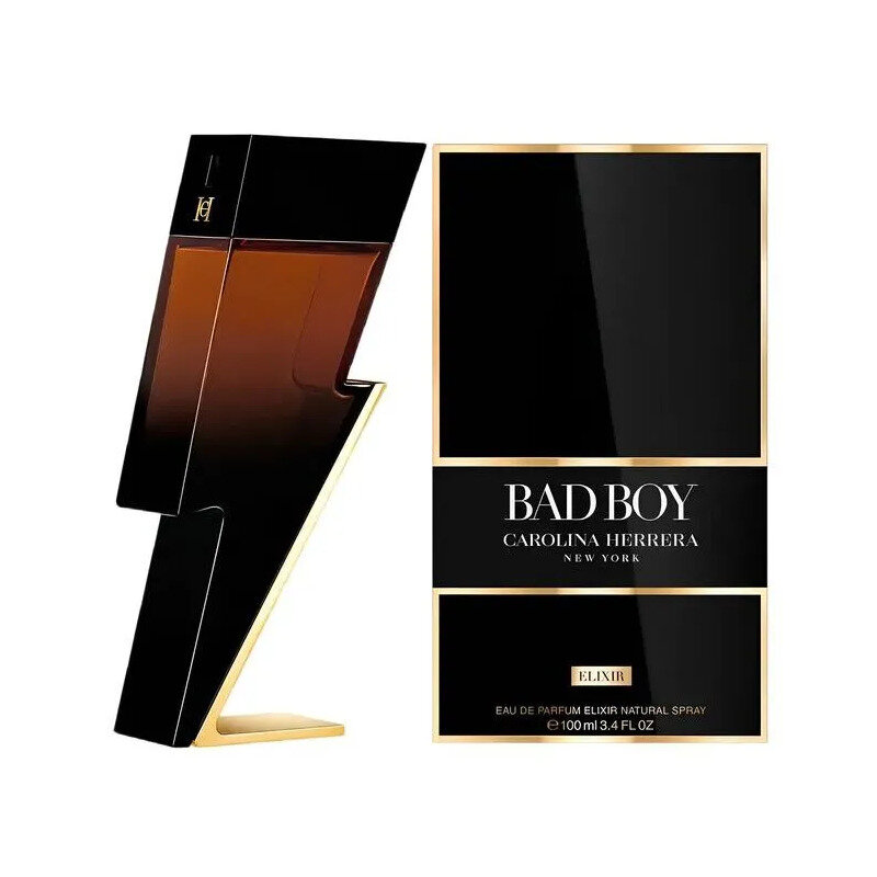 Парфюмерная вода мужская Carolina Herrera Bad Boy Elixir 100 мл / Бэд Бой Эликсир