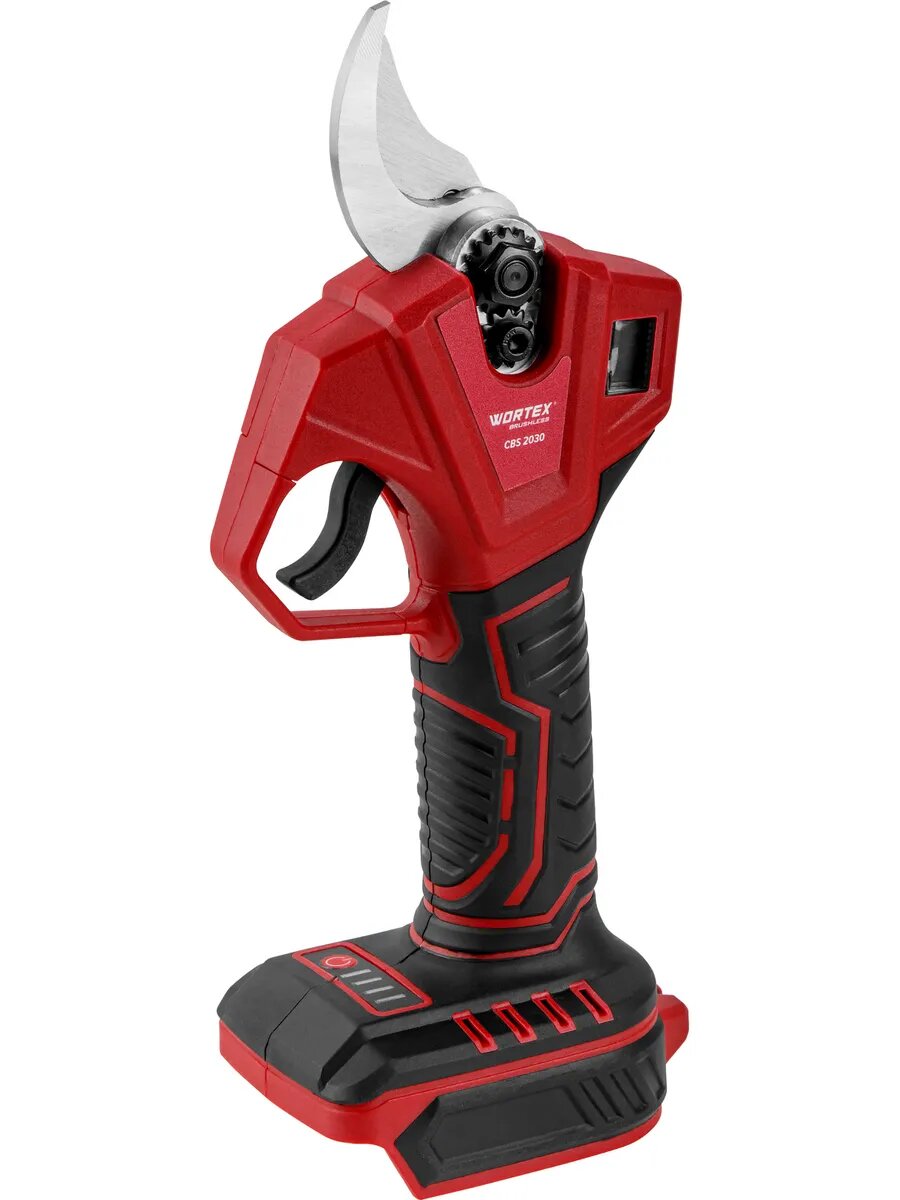 Секатор аккумуляторный WORTEX CBS 2030 ALL1 SET, 3 ступени регулировки с АКБ и З/У (1329798)