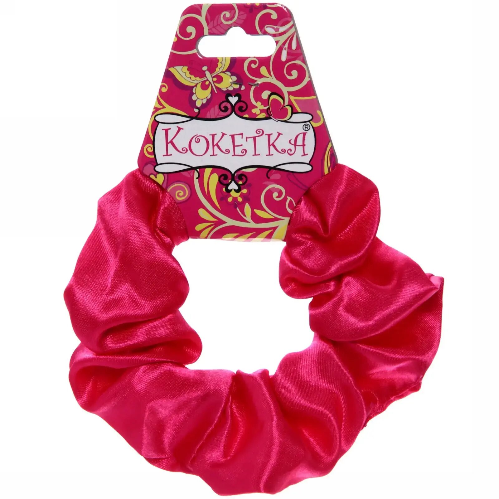 Резинка для волос «Кокетка», цвет фуксия, d-10,5см, мягкая, удобная