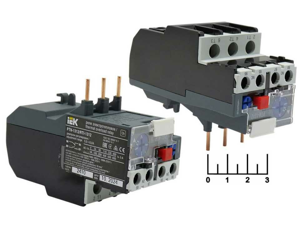 Реле тепловое ИЭК РТИ-1312 5.5-8A 16308-84