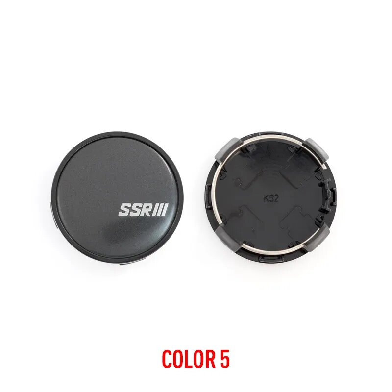4 шт./лот 62 мм SSR Центральная Крышка Ступицы Колеса колпачок износостойкая сменная Пылезащитная крышка автомобильные аксессуары украшение ступицы автомобиля, COLOR 5