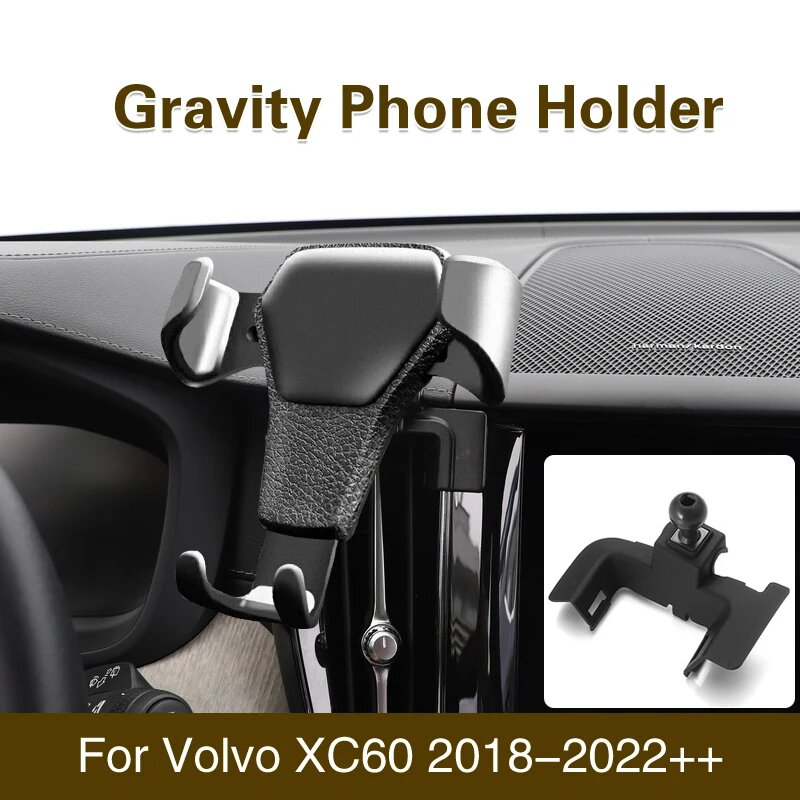 Держатель телефона для Volvo XC60 XC40 XC90 S60 V60 S90, подставка для GPS, автомобильный XC60 18-22