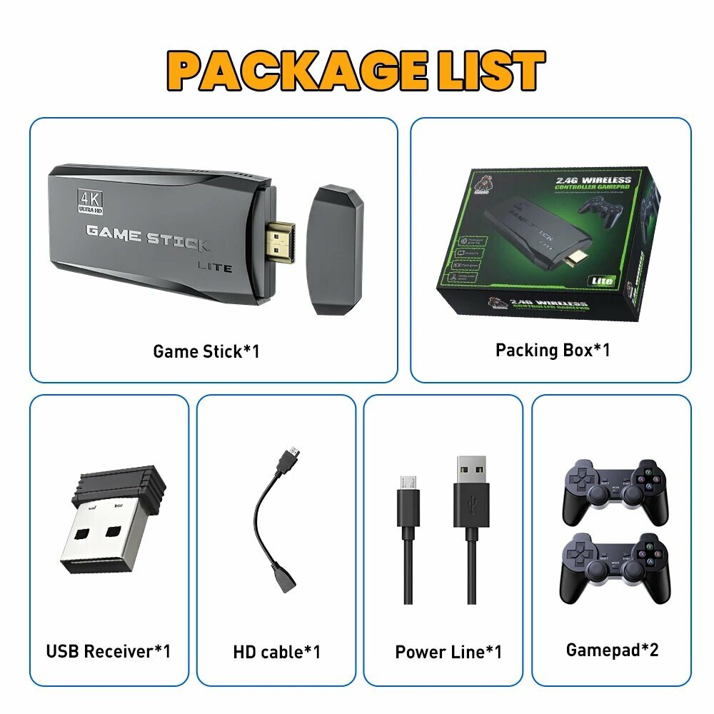 2024 новая игровая консоль в стиле ретро, супер консоль S2 Pro с 10000 играми, 15 эмульаторов для видеоигр PS1/GB/FC/MD/GBA