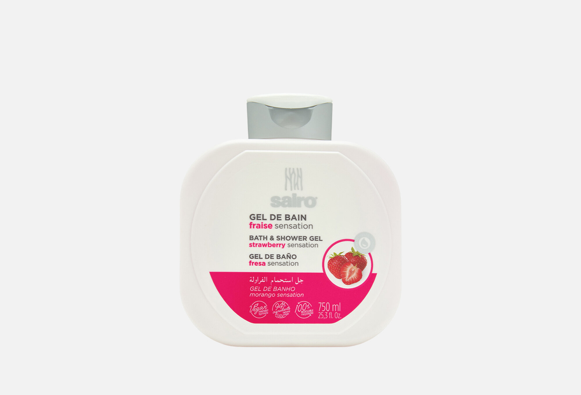 Гель для душа SAIRO STRAWBERRY SENSATION 750 мл
