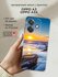 Силиконовый чехол на Oppo A3/A3x / Оппо А3/A3x с принтом "Восход 6"