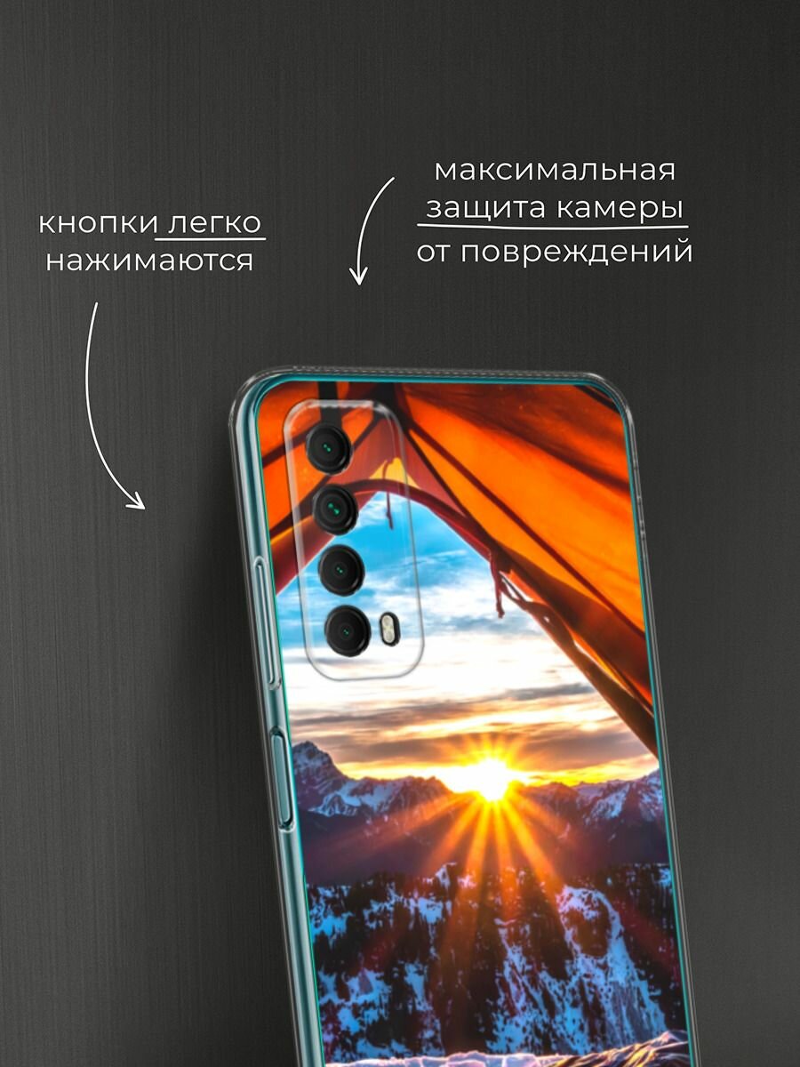 Чехол на Huawei P Smart 2021 / Хуавей П Смарт 2021 с принтом "Горы 7" — фото 1