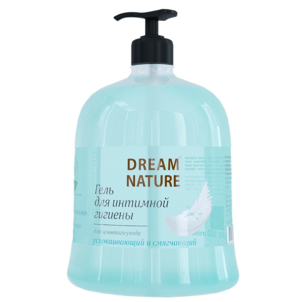 DREAM NATURE гель для интимной гигиены с Д-пантенолом и экстрактом алоэ вера 500 мл