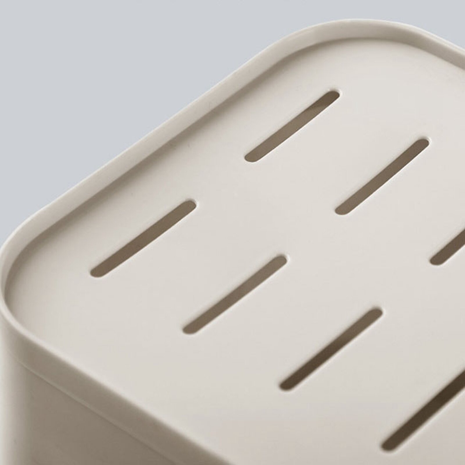 Корзина для хранения в ванной комнате, пластиковая, ручная, большой емкости, сливная, утолщенная, повышенная, квадратная, для туалетных принадлежностей