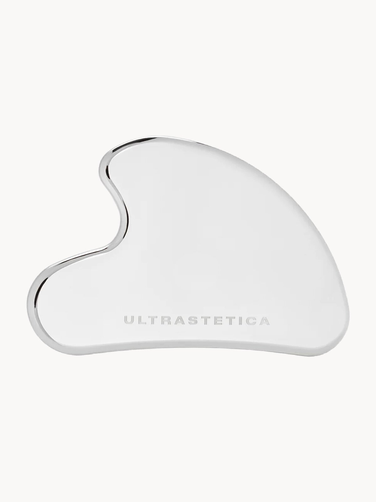 Скребок гуаша Ultrastetica для массажа лица и тела, металлический