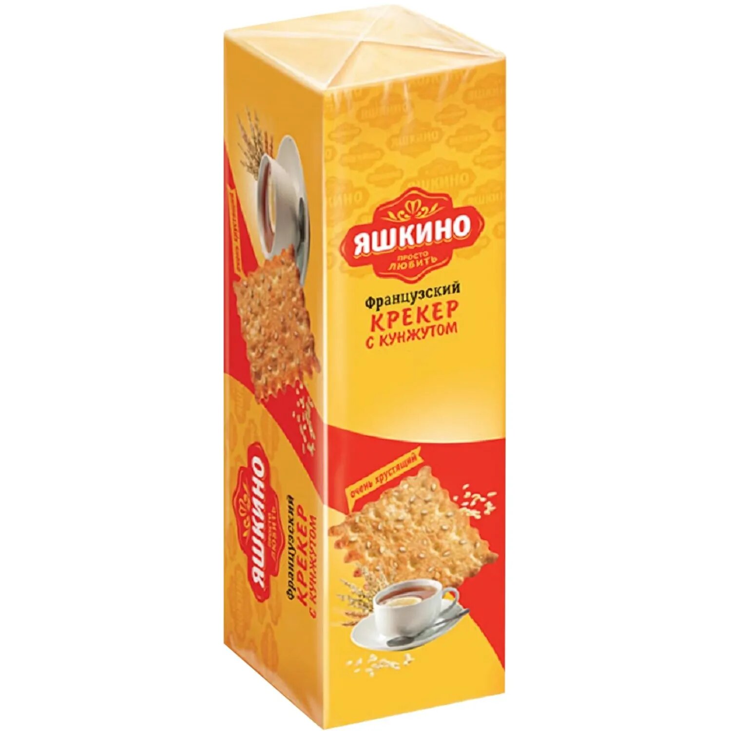 Крекер Французский хрустящий с кунжутом Яшкино 185г МГ219 Яшкино