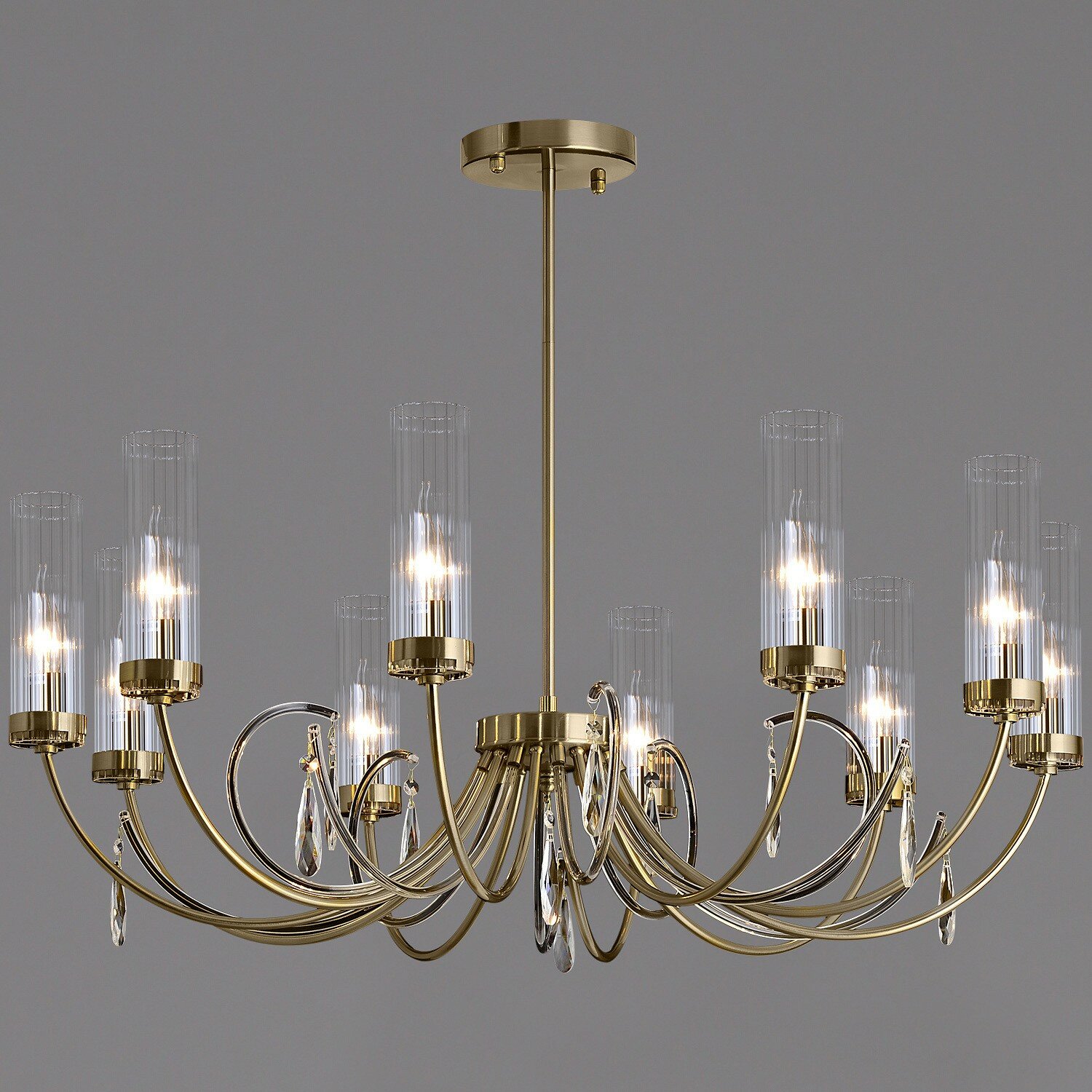 Люстра на штанге ILLUMICO IL5267-10PLS-25 ELITE