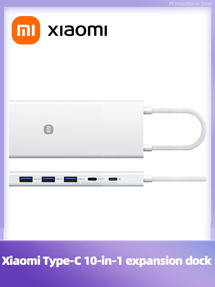 Xiaomi Док-станция Type-C 10-in-1 expansion dock