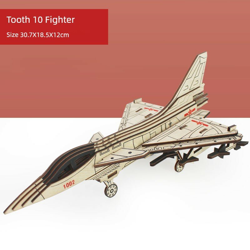 3D-стерео деревянный пазл, модель ракеты-космической станции (Китай), ручная сборка, развивающая игрушка для детей