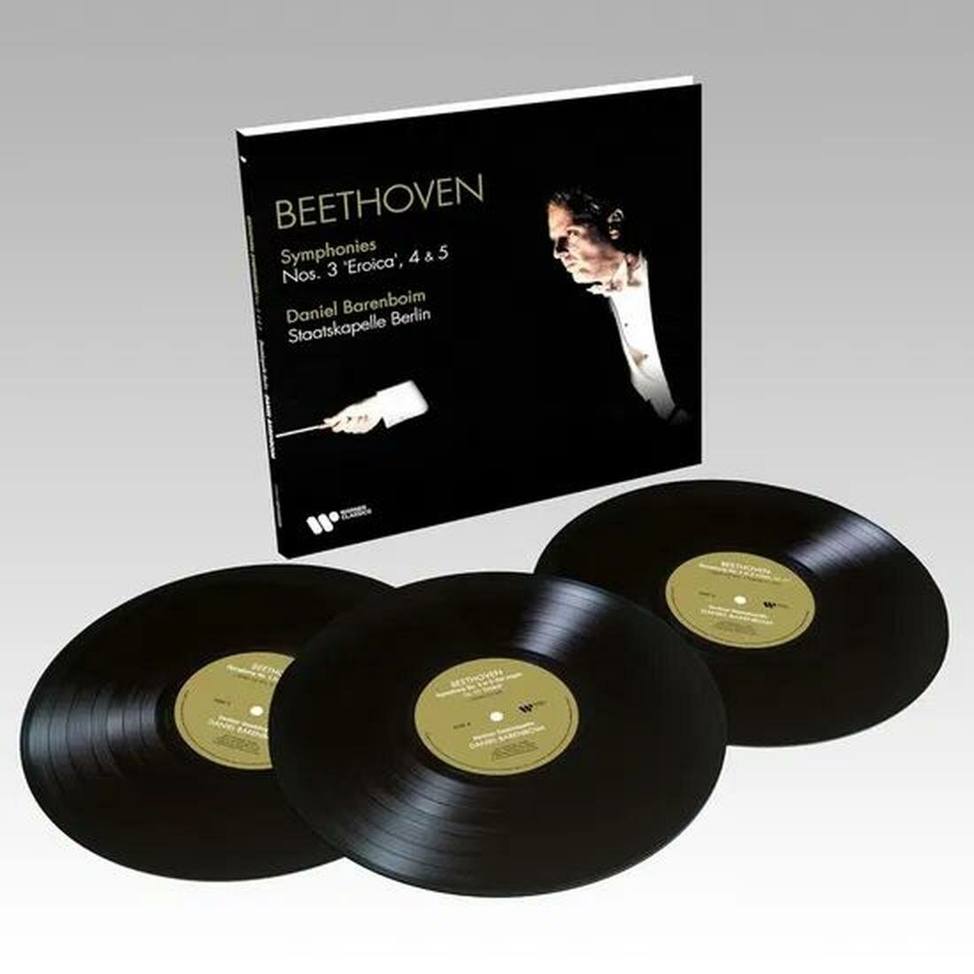 Виниловая пластинка Daniel Barenboim - Beethoven: Symphonies 3, 4 & 5 (3LP) 2025