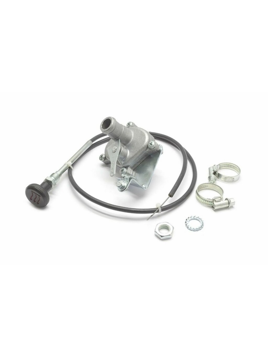 Кран отопителя для а/м УАЗ 3741 (с тросом) карб. d18