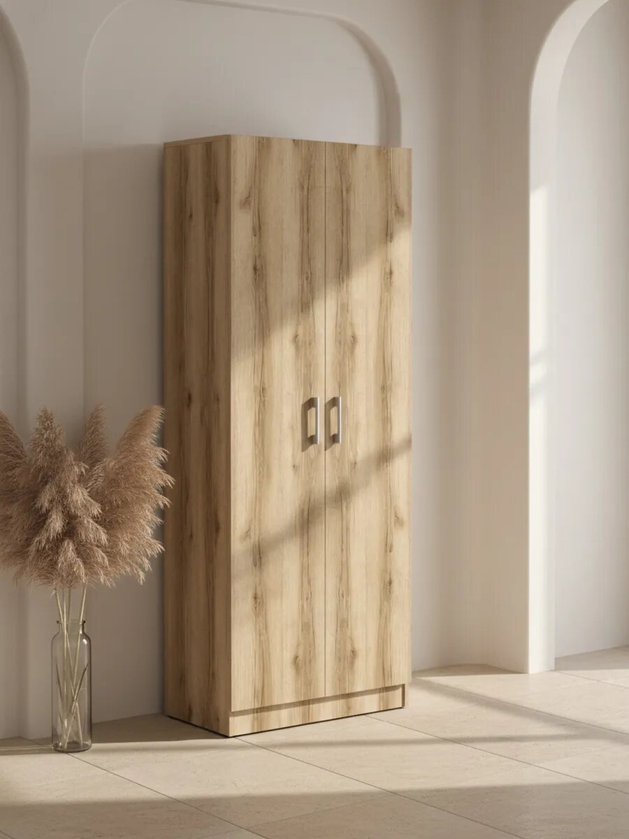 Шкаф FRESTER деревянный распашной в спальню с полками, от производителя