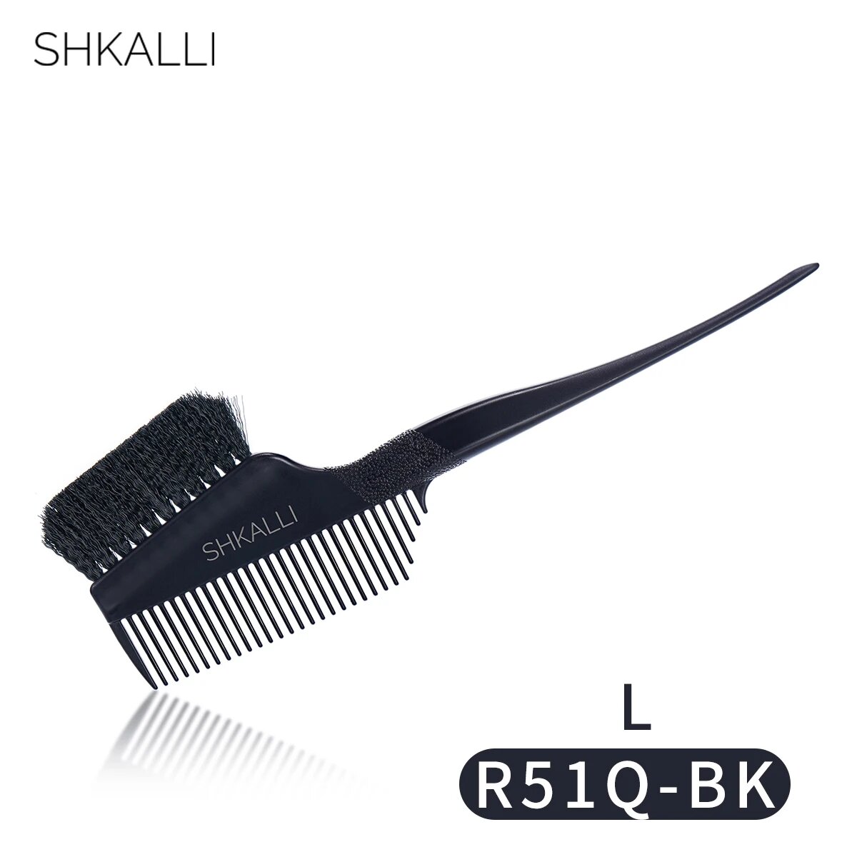 Кисть-расческа для окрашивания волос SHKALLI R51Q-BK черная