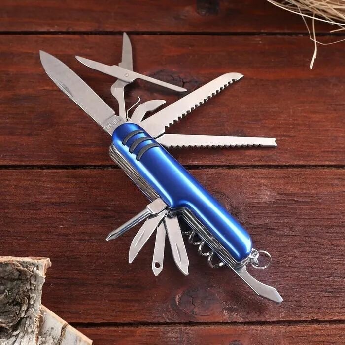Нож швейцарский "Спасатель" 11в1