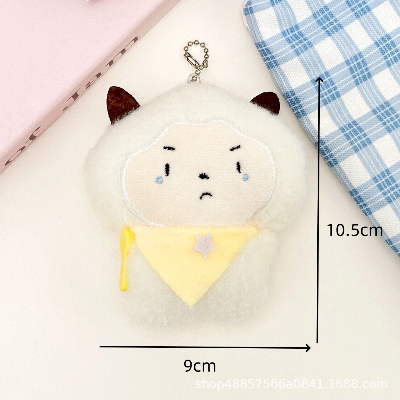 Мультяшный серый волк, ленивая скрипучая подвеска, креативная мягкая кукла, пара, небольшой подарок, рюкзак, брелок для