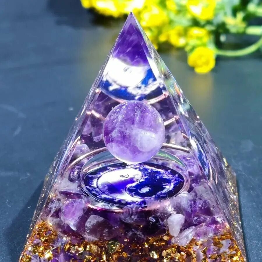 KNOW EASY-Алтарная атрибутика/ энергетическая пирамида /Используется в ритуалах, медитации, поглощении энергии. Размер калибр 10 см