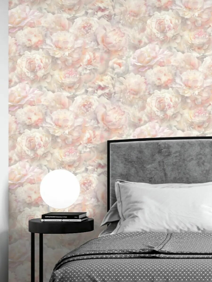 Обои флизелиновые метровые Пионы для спальни 71995-25