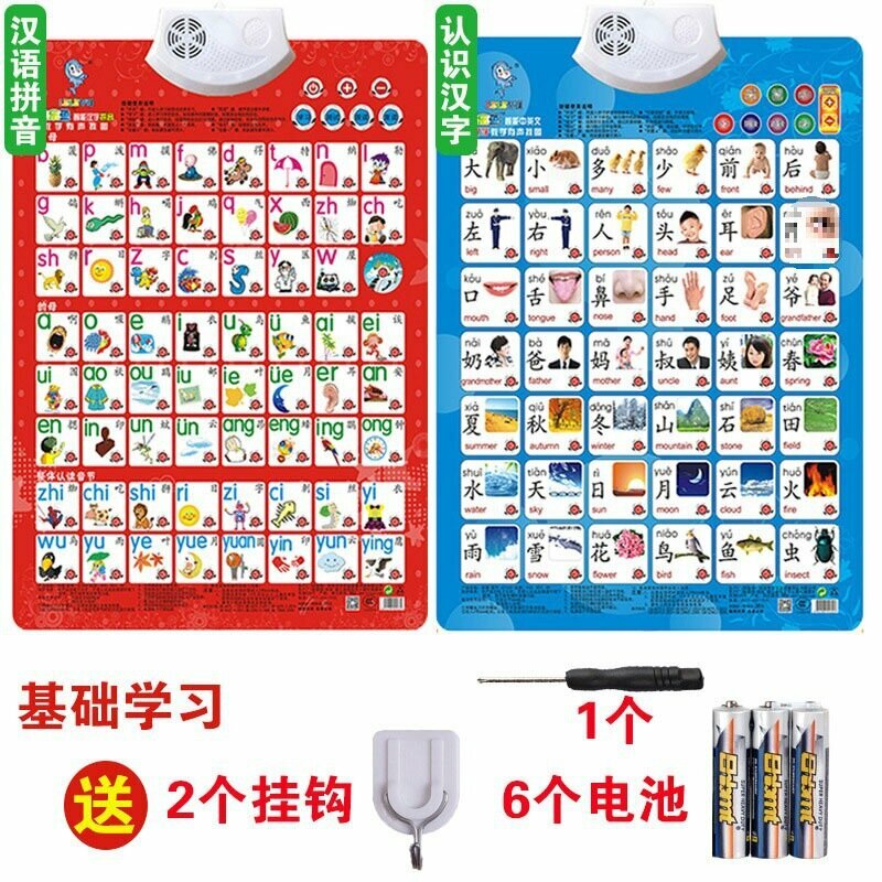 Таблица умножения, математика, двусторонняя HD, сложение, вычитание, аудио, полный набор, цифровая наклейка на стену, методическая таблица