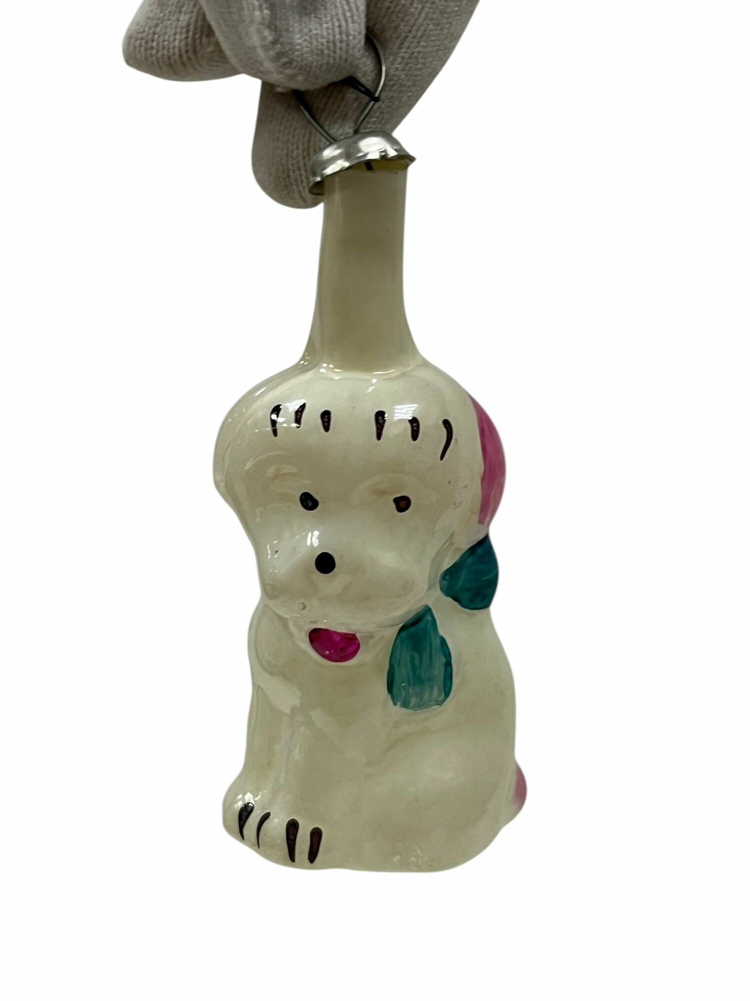 Советская елочная игрушка, Собачка. Сделано в СССР